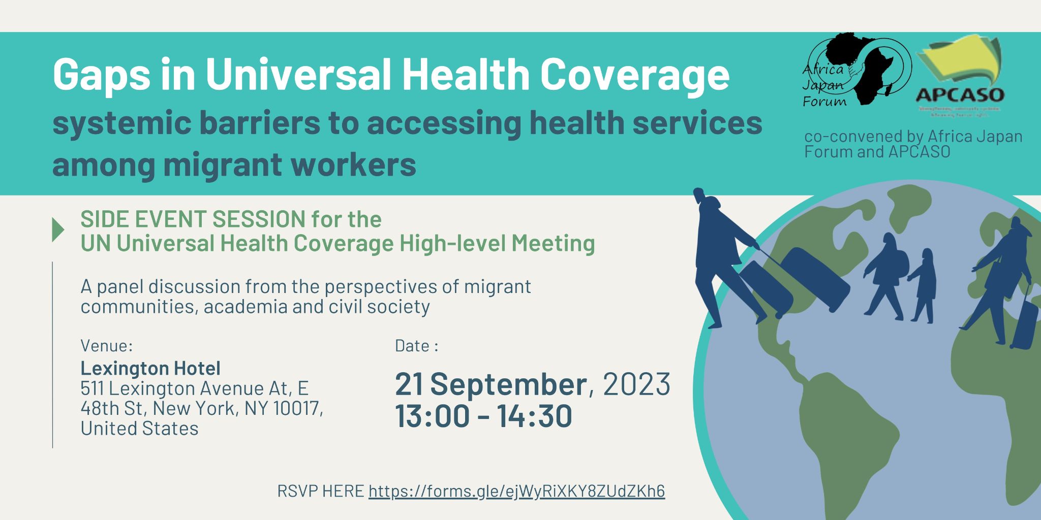 In person (NY)&Online Seminar「GAPS in Universal Health Coverage」 – アフリカ ...